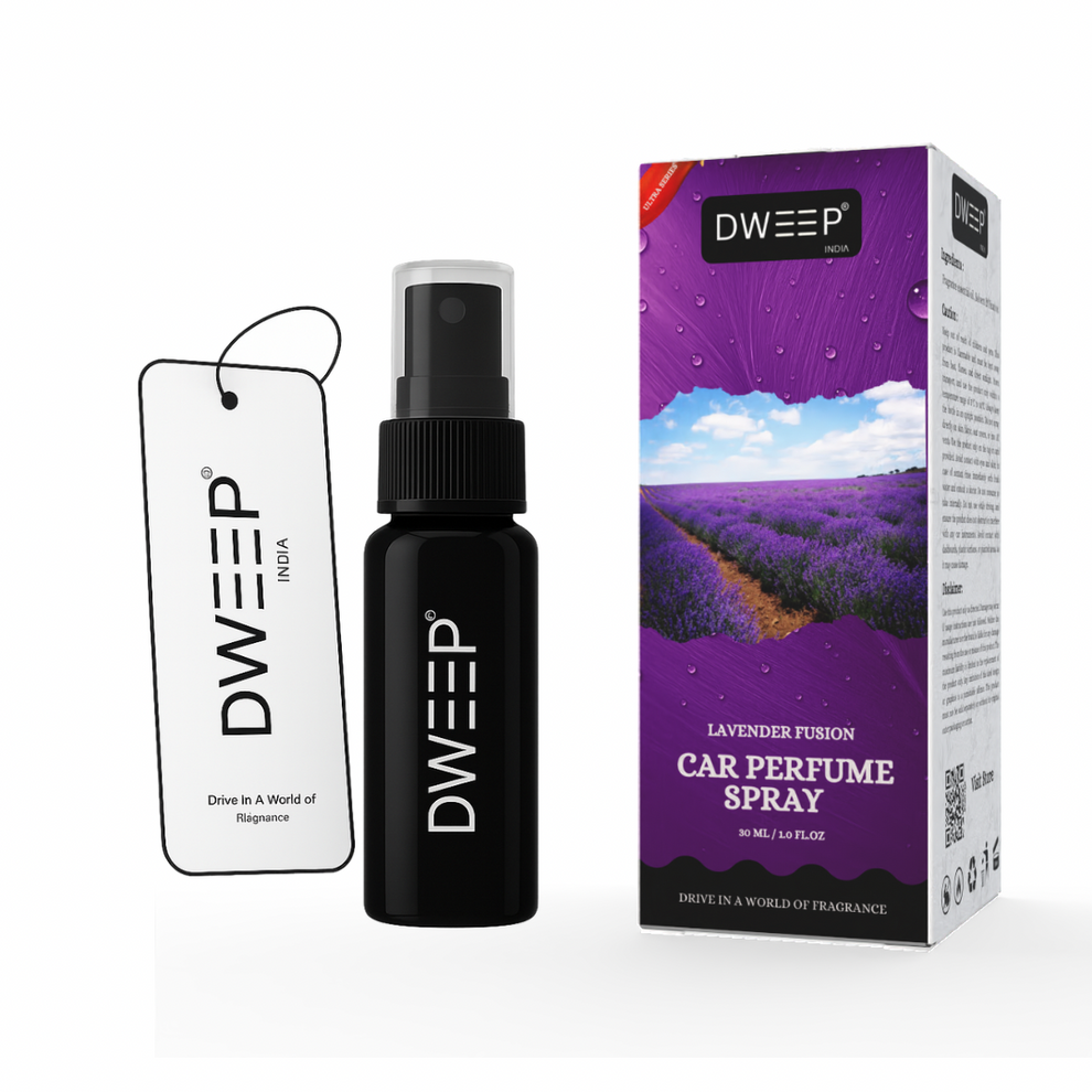 Dweep India Ultra Series Car Perfume Spray, Anti-Odor Technology, Long